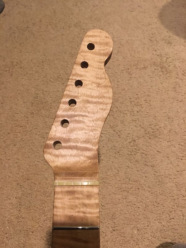 Super Custom Tele style neck 2018 Aged Oil | Reverb