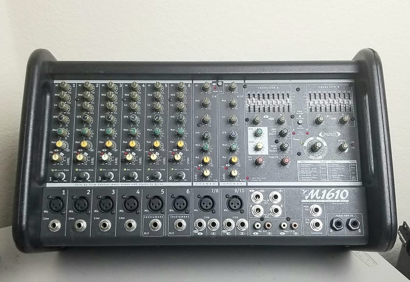 Yorkville M1610 1600-watt Powered Mixer PA Head | Reverb