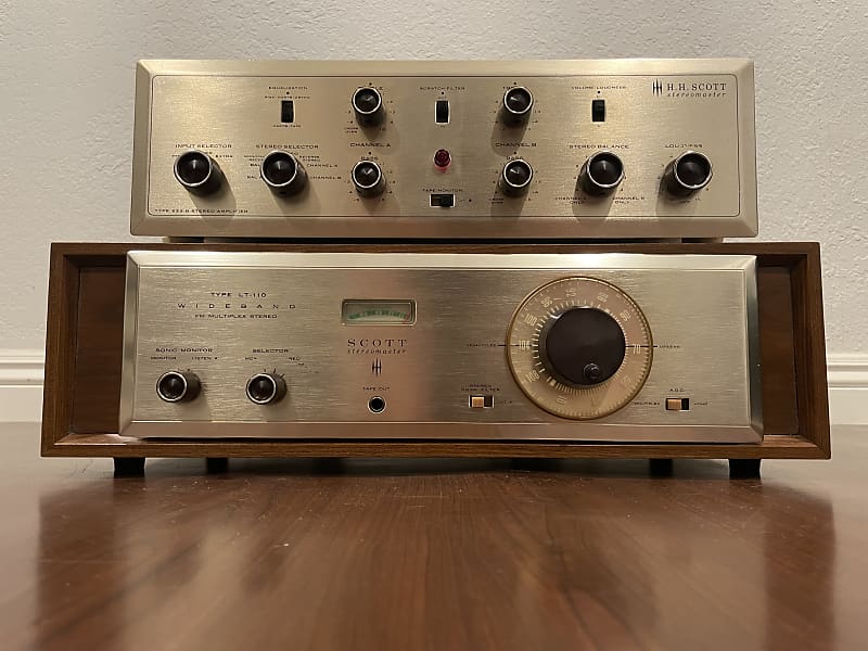 H. H.Scott Stereo master type 222-B Tube Amplifier and H. H. | Reverb