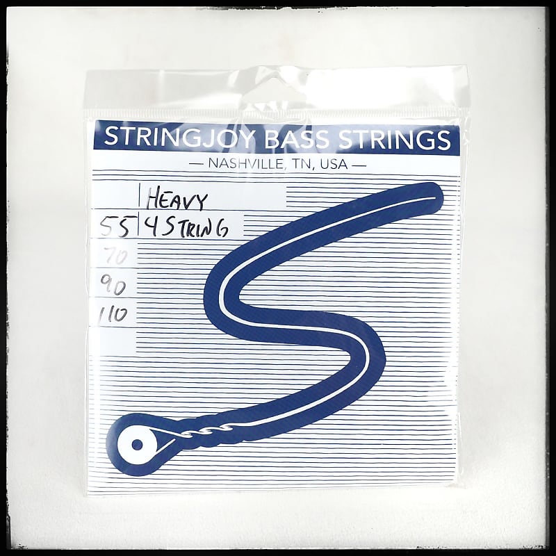 Stringjoy 55-110 Heavy Long Scale Nickel Roundwound (34") | Reverb