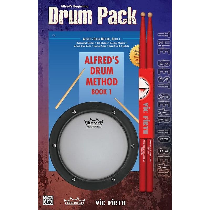 Alfred's Drum Method | Book 1 w/Practice Pad | Reverb