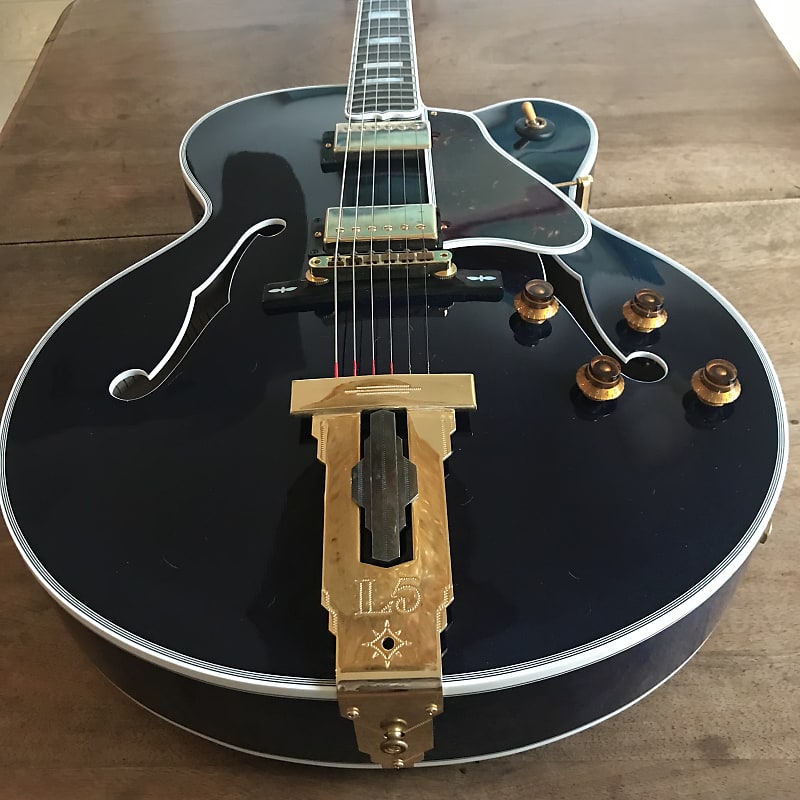 2014 Gibson L-5 CES Crimson Custom Shop Midnight Blue | Reverb