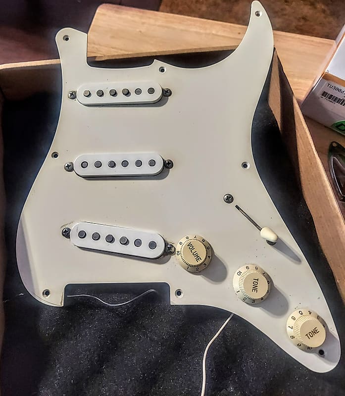 Fender MIJ 57 Reissue Pickguard Used And Modded Fender MIJ 57 | Reverb