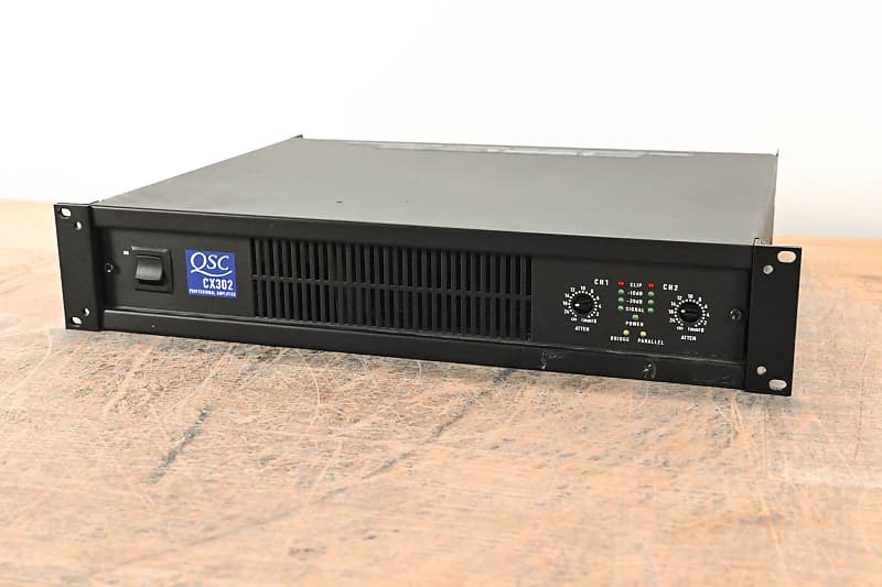 QSC CX302 2-Channel Power Amplifier CG01GM3 | Reverb