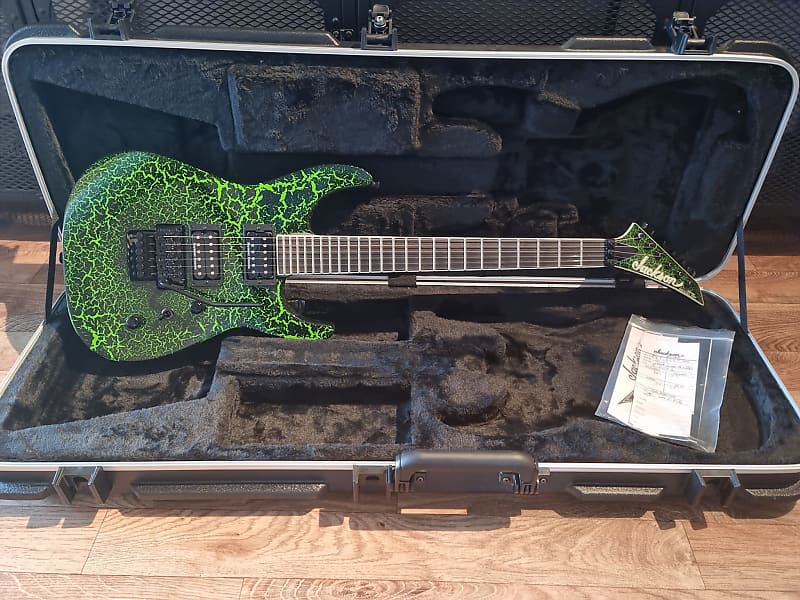 Jackson SL2H Custom Shop USA Green Crackle | Reverb