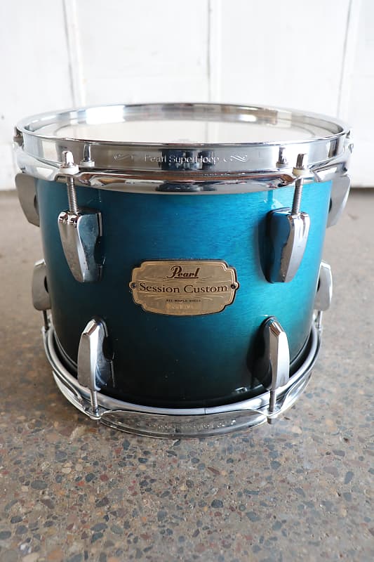 Pearl 8x10" Session Custom Rack Tom Drum Blue Burst | Reverb Canada