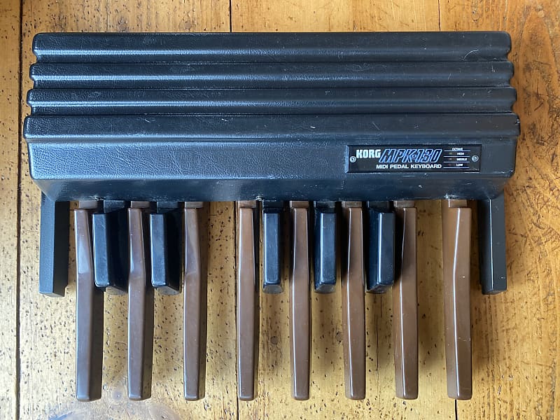 Korg MPK-130 MIDI Bass Pedals — Rare Foot Pedal Synth | Reverb