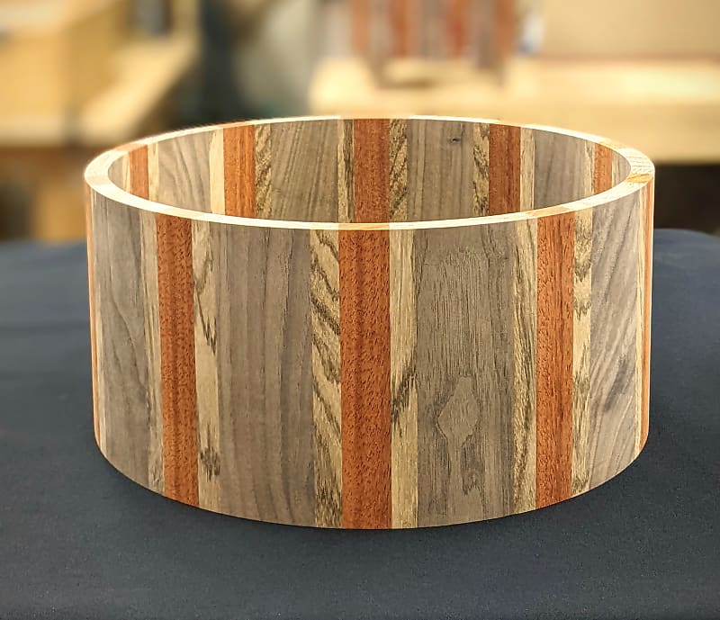 Stave snare shell 14" x 6.5" raw unfinished multiwood | Reverb