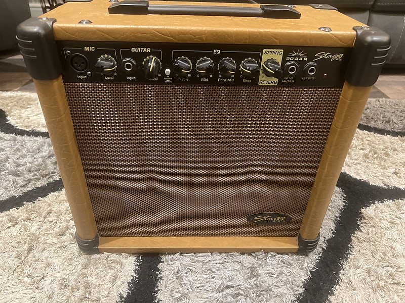 Stagg 20 AAR 20-Watt 1x8" Acoustic Guitar Combo with Spring | Reverb