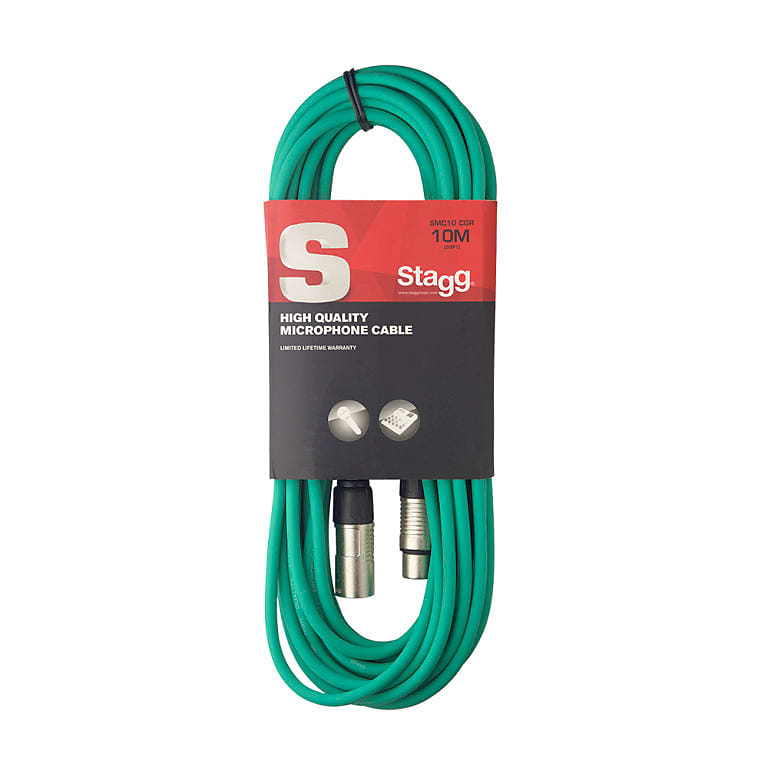 Stagg SMC10 CGR Microphone cable, XLR/XLR (m/f), 10 m (33'), | Reverb