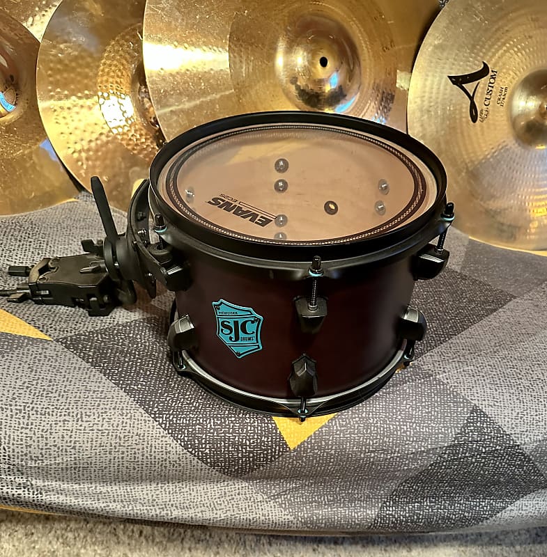 SJC Pathfinder 10” Rack Tom 2020 - Black Satin | Reverb