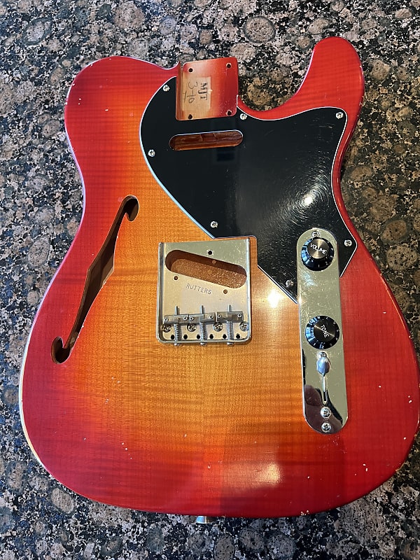 MJT Thinline Tele body 2000's - nitro, custom | Reverb