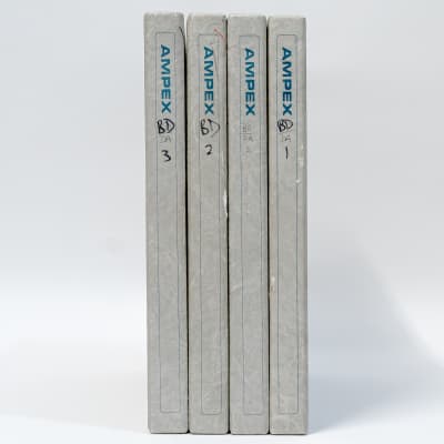 Ampex 456 - 1/2" Tape Reels - Set of 4 - Empty Reels | Reverb