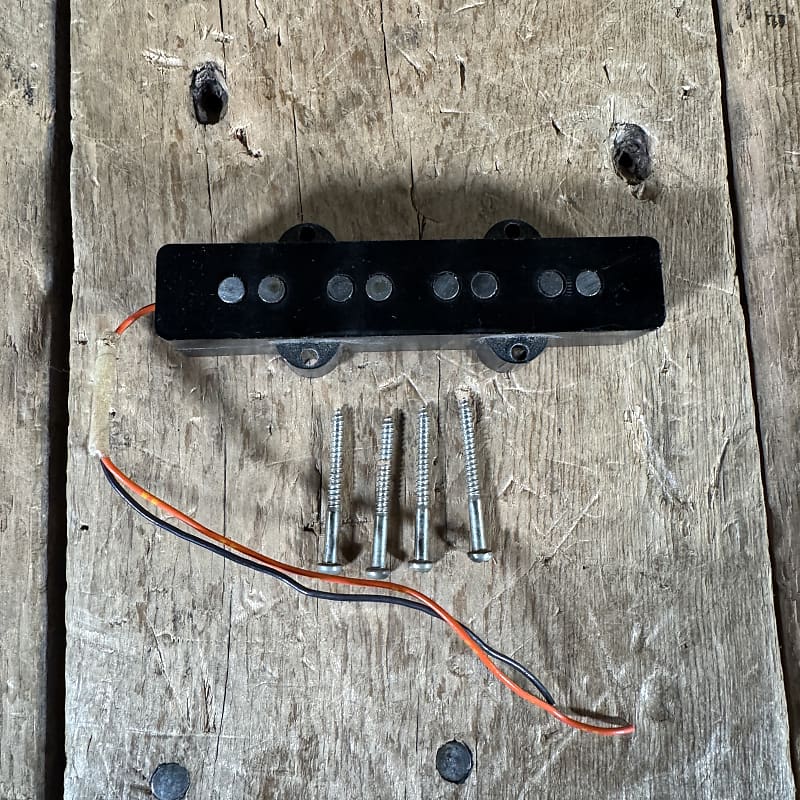 Fender Jazz Bass Pickup with Cover and Screws 1977 | Reverb