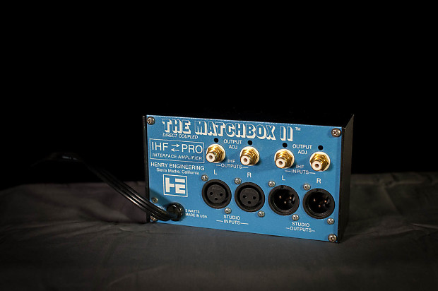 Henry Engineering Matchbox II IHF Unbalanced to Balanced | Reverb
