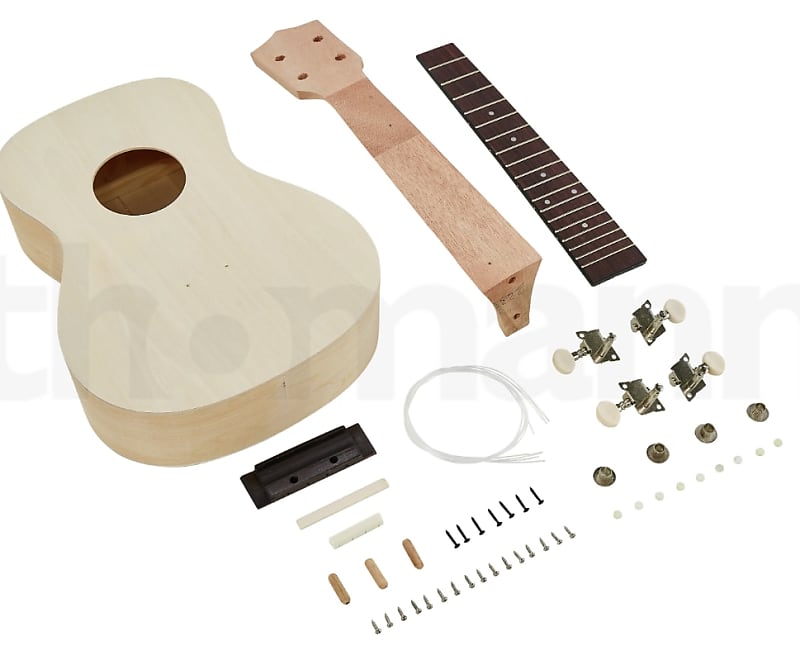 Harley Benton Concert Ukulele Kit - DIY Complete Build | Reverb