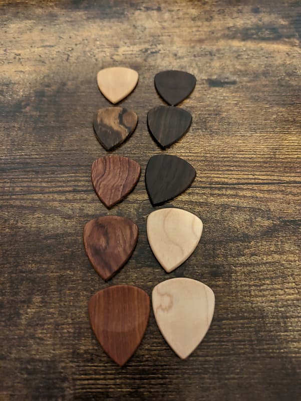 Exotic Wood Guitar Picks- 10 Pack | Reverb