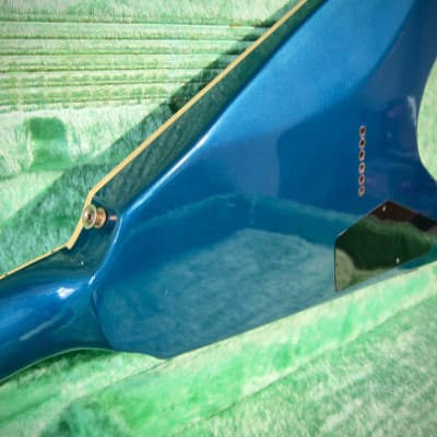 Cort Flying V NOS Guitar Metallic Blue in Perfect As New | Reverb