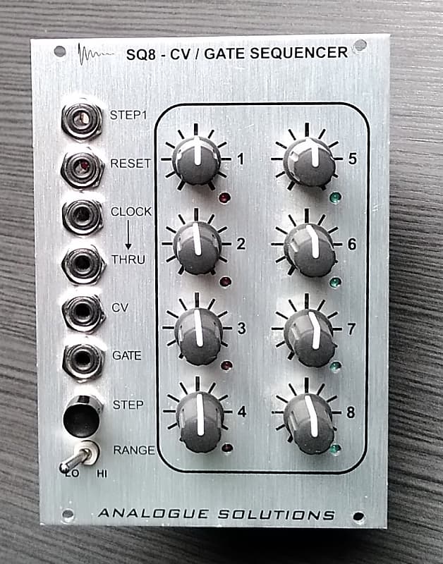 Analogue Solutions Sq8 Cv Gate Sequencer Eurorack Module Reverb