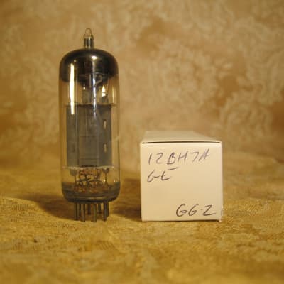 12AX7 GE long plate vintage vacuum tube | Reverb