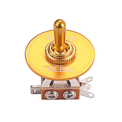 Gold Guitar Les Paul LP Style 3 Way Toggle Switch Pickup | Reverb