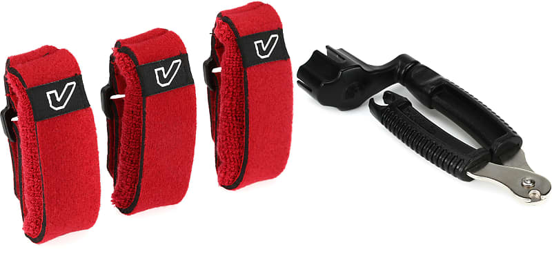 Gruv Gear FretWraps Fire (Red) - Large 3-pack Bundle with | Reverb