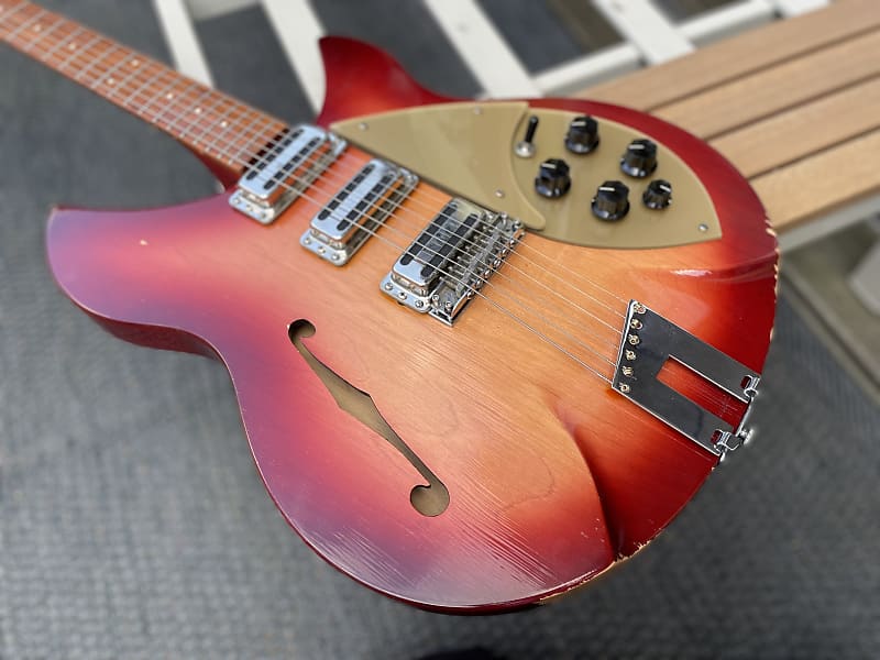 Rickenbacker 335 Rose Morris 1997SPC Reissue 1988 Fireglo | Reverb