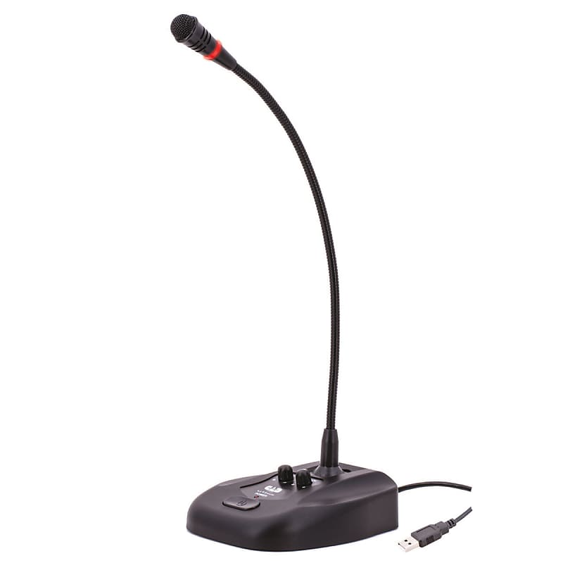CAD USB Condenser Gooseneck Microphone ~ Black | Reverb