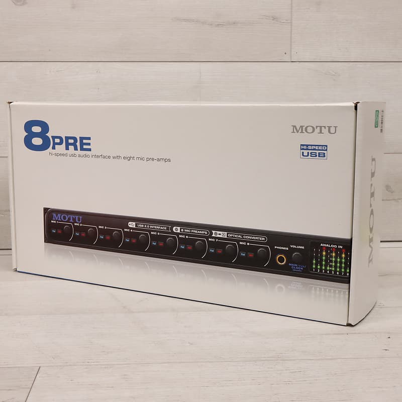 MOTU 8 Pre USB Interface w/ Original box | Reverb