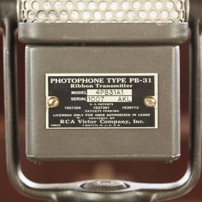 1931 RCA Photophone Type PB-31 Microphone Vintage - Beyond | Reverb
