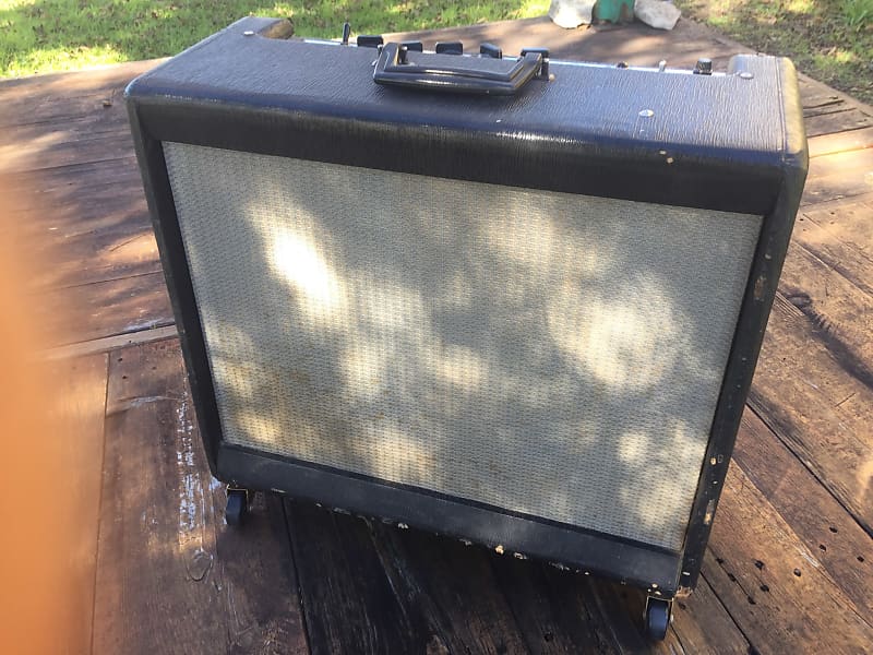 1960 Lesman 1x15 Tube Amp - Similar to Tweed Fender Pro 6L6GC | Reverb