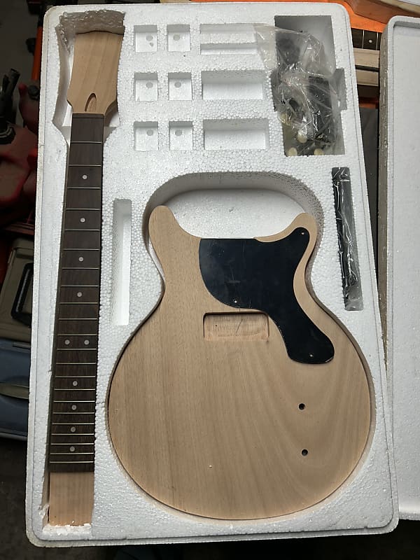 LP style Junior Double Cutaway Guitar Kit DIY | Reverb