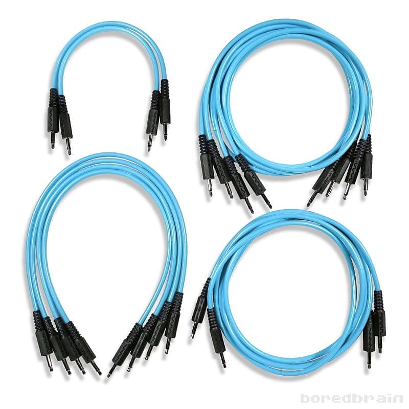 Boredbrain Eurorack Patch Cables 3.5mm TS Mono - Essential 12 | Reverb