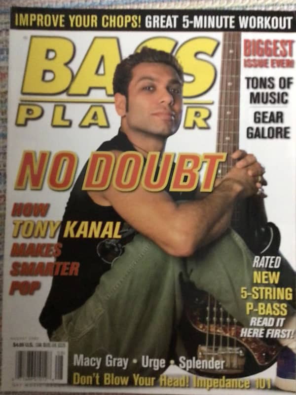 Bass Player Magazine Back Issue August 2000: Tony Kanal (No | Reverb