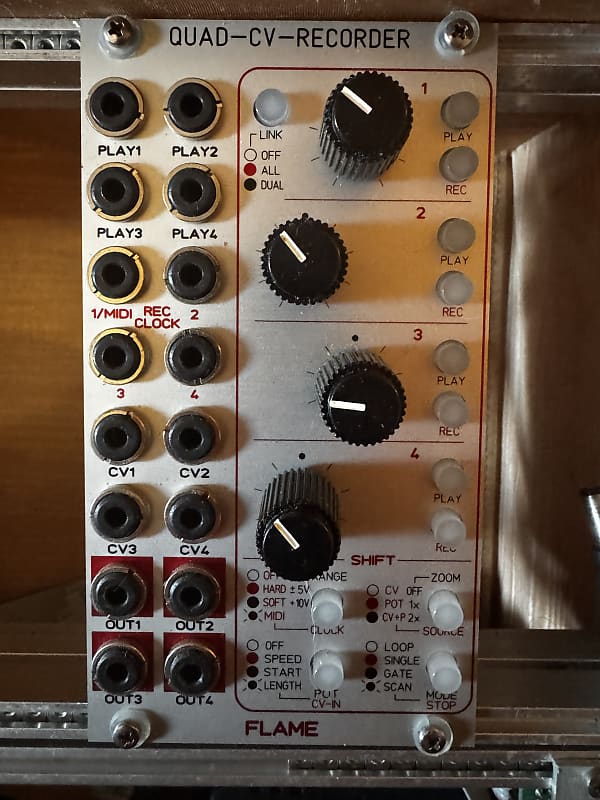 Flame Quad CV Recorder 2010s - Silver | Reverb