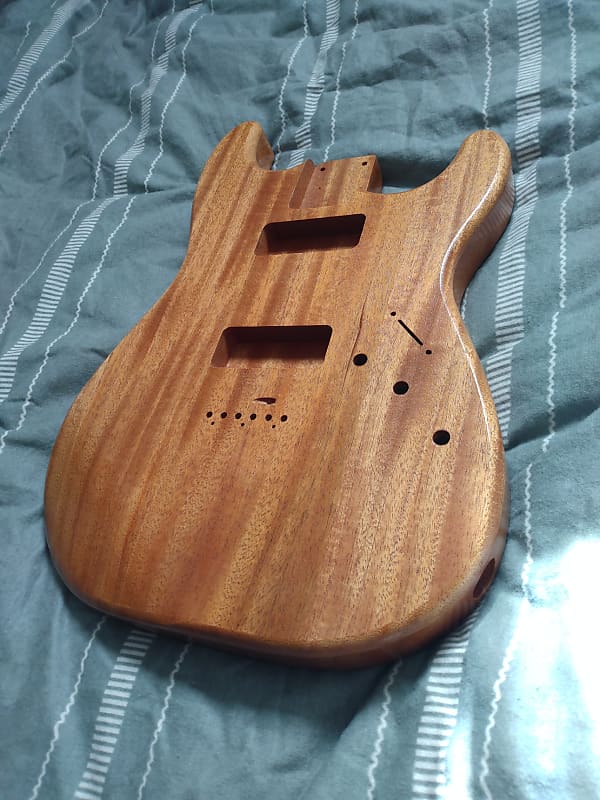 Custom P90 Rear Route Strat 2022 Clear Nitro | Reverb