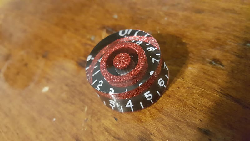 JAT Custom Guitar Parts (2) Speed Knobs Red Flake / | Reverb Australia