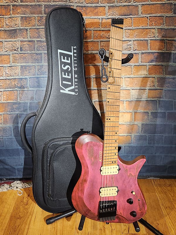 Kiesel Zeus 6 Multiscale Trans Pink w/ Original Gig Bag | Reverb