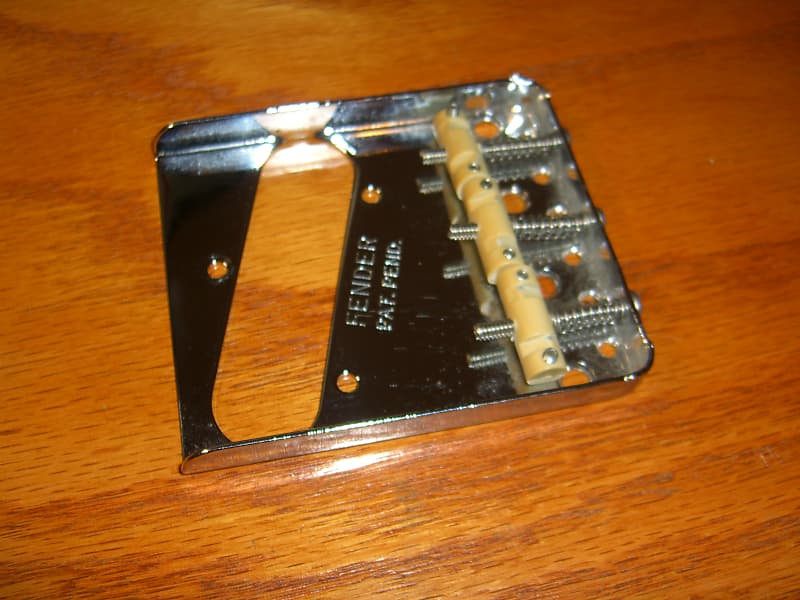 Fender USA Telecaster Bridge w/Compensated/ Graph Tech TUSQ | Reverb