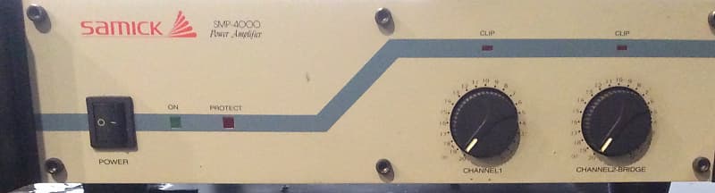 Samick SMP4000 Power Amp 1980s Beige | Reverb