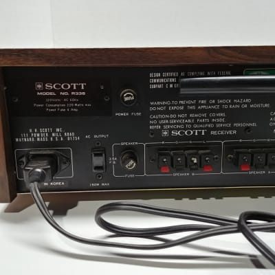 Vintage 1978 Scott R336 HI-FI Stereo Receiver / Amplifier | Reverb