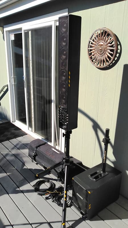 Fishman SA330x Package: Tower w/ Sub woofer & Deluxe Travel | Reverb