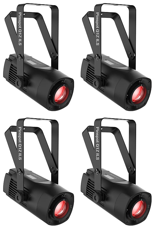 (4) Chauvet DJ PINSPOT Q1Z ILS 20 Watt RGBW LED DMX Compact | Reverb