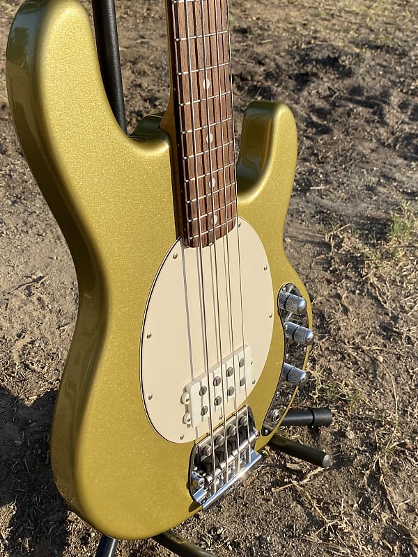 Music Man Stingray Classic- El Dorado Gold- Flammed Maple | Reverb