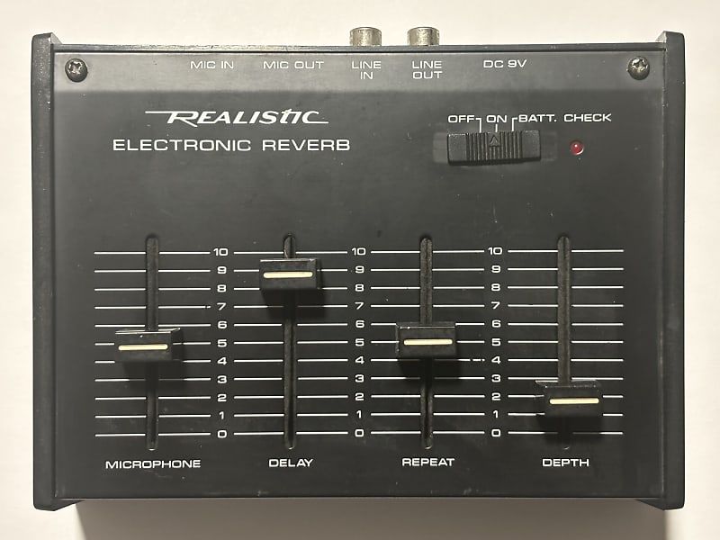 Realistic Electronic Reverb / Echo / Overdrive [BBD Analog | Reverb