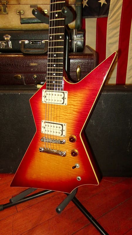 1985 Gibson Custom Shop Edition XPL Explorer Flamed Sunburst | Reverb