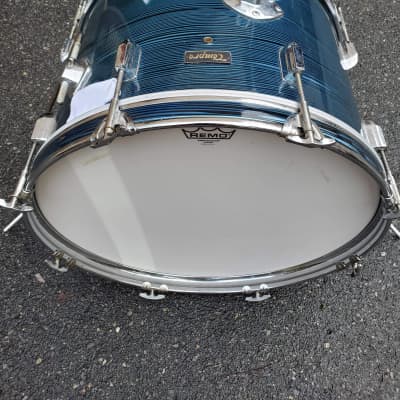 Tempro (pearl) Vintage MIJ 1960s - Blue Strata three piece | Reverb