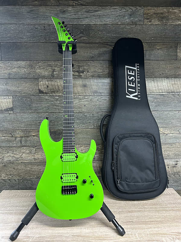 Kiesel DC 6 DC600 Electric Guitar Neck Thru Racing Green w/ | Reverb