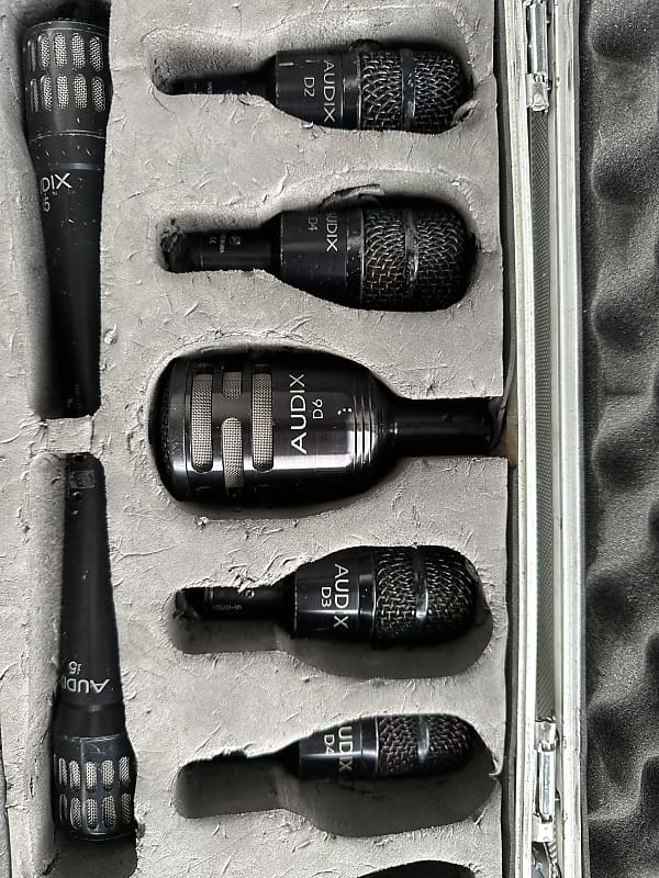 Audix Microphones. 6 total. | Reverb