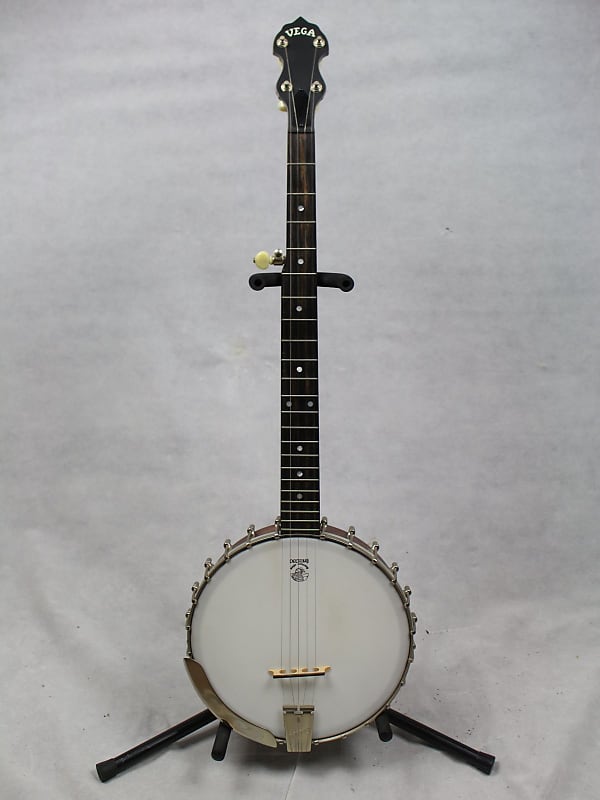Used Deering Vega Little Wonder Open-Back Banjo w/ Hardshell | Reverb